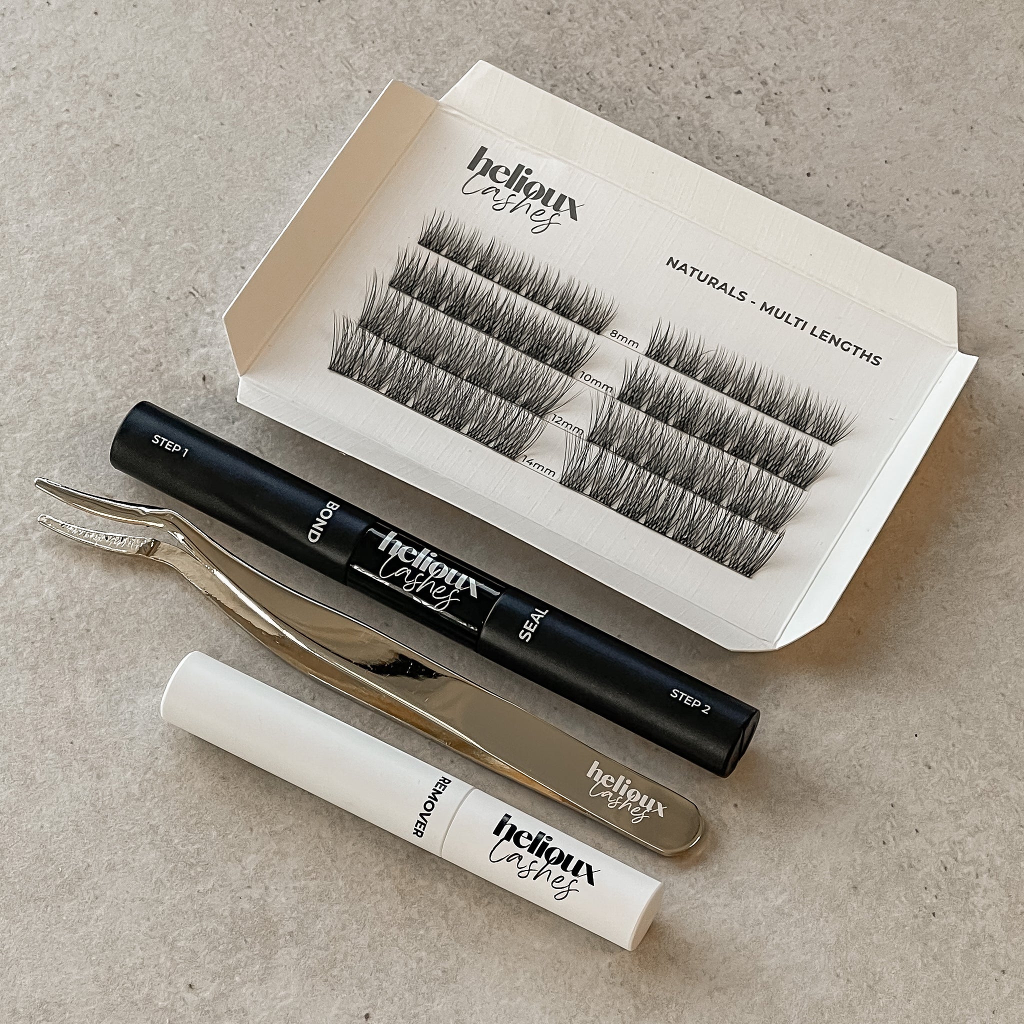 HELIOUX QUICKLASHES SET | DIY LASHES | COMPLETE SET